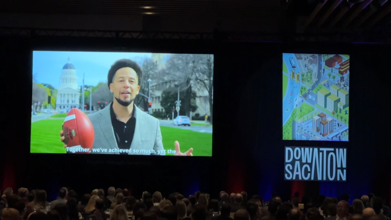 Video: Sacramento State president addresses downtown leaders ...