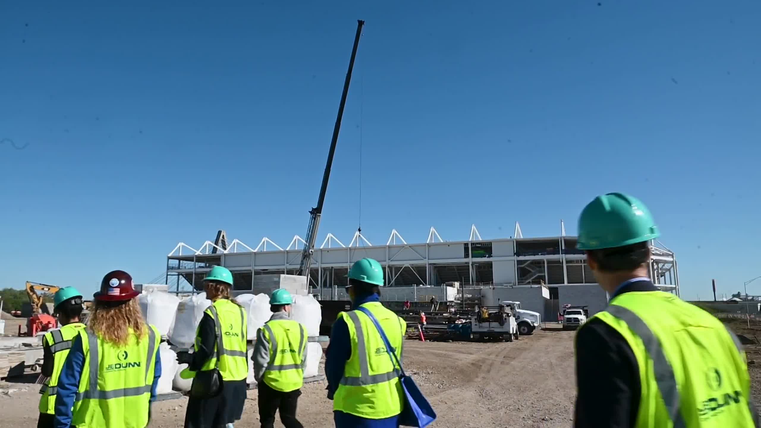 Get an inside look at progress on new KC Current Stadium (Video ...