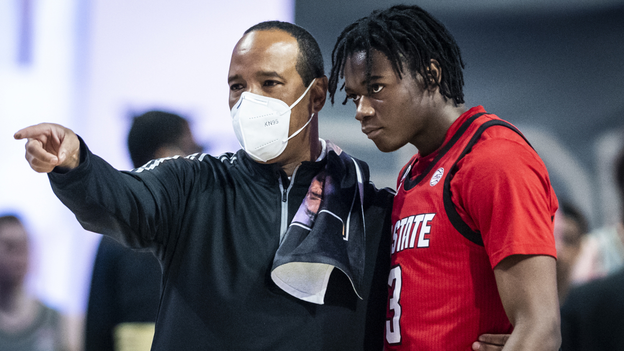 NC State basketball coach Kevin Keatts talks about victory over Wake ...