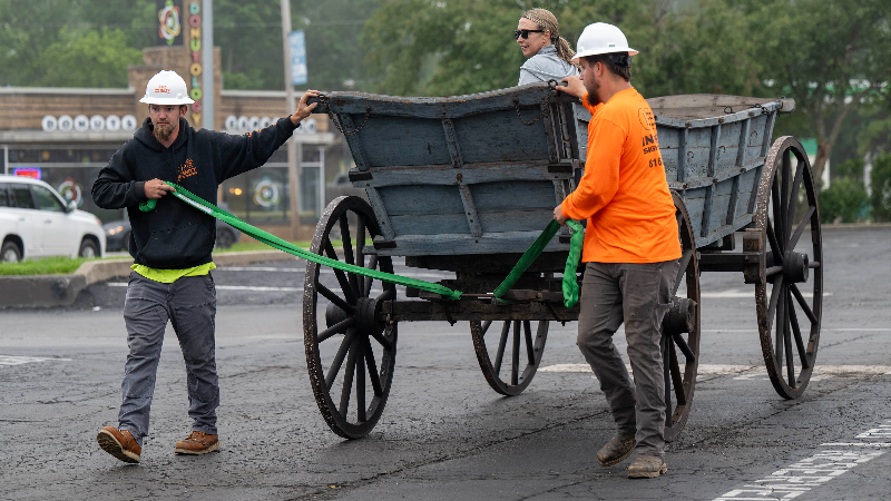 “New” prairie schooner replica replaces iconic 1860’s Conestoga wagon ...