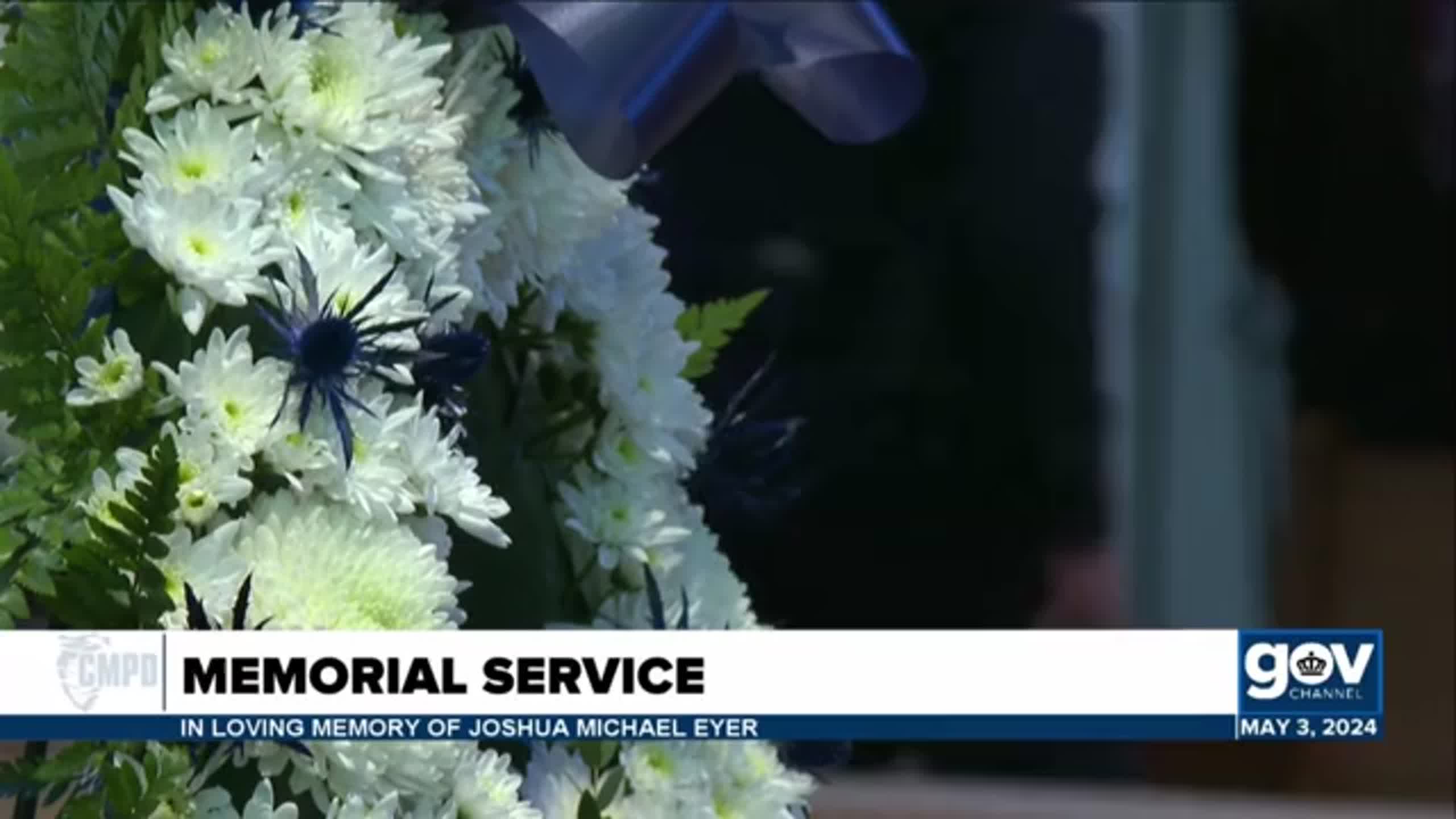 Watch: CMPD officer Joshua Eyer memorial service | Charlotte Observer