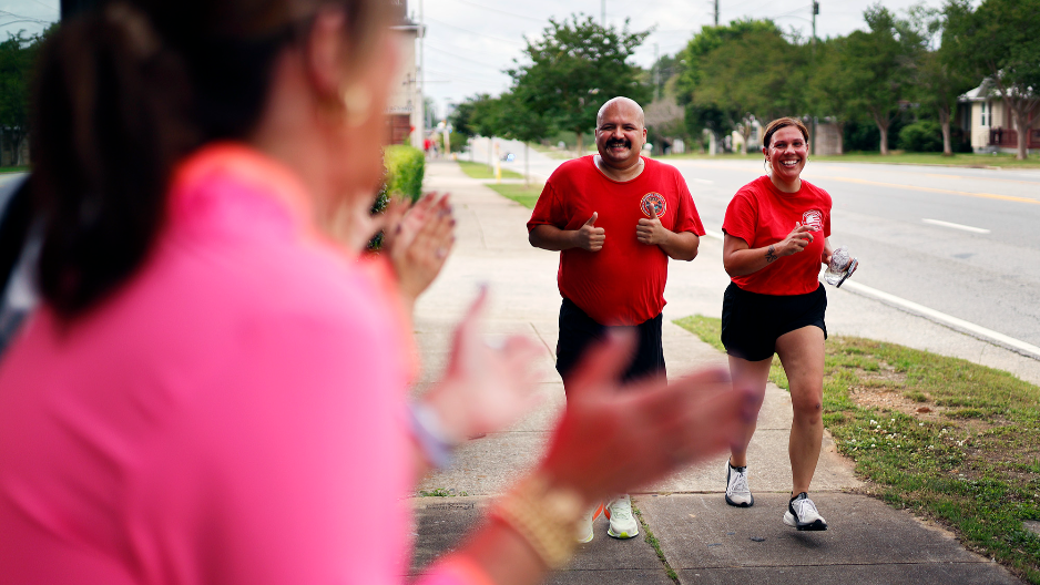 Watch a portion of Law Enforcement Torch Run in Columbus, Georgia ...