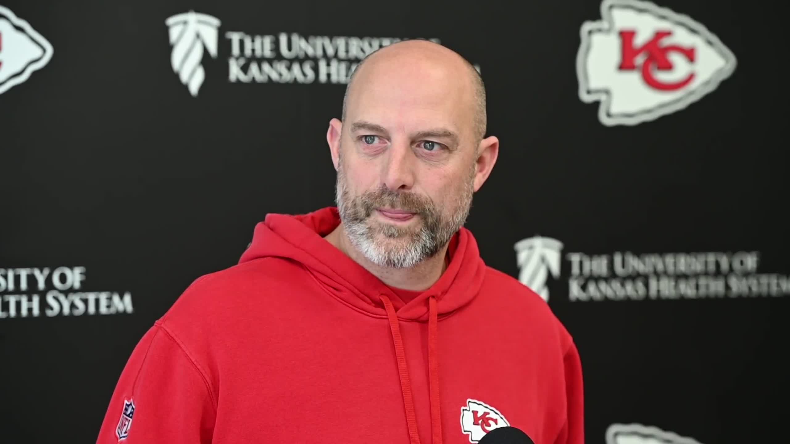 Chiefs' Matt Nagy on running the ball in cold weather: 'You have to be ...