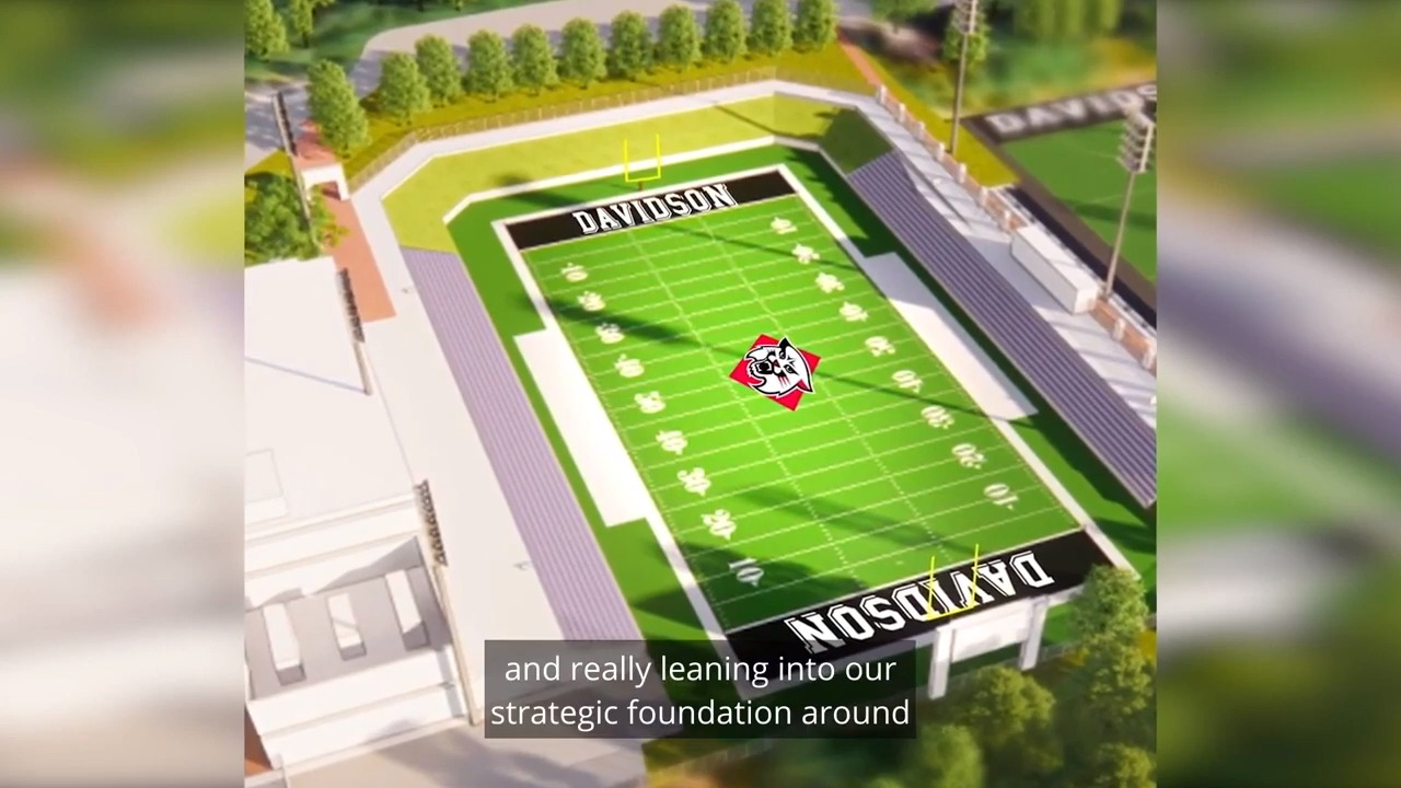 Davidson unveiled a $45 million plan for a new football stadium and new ...
