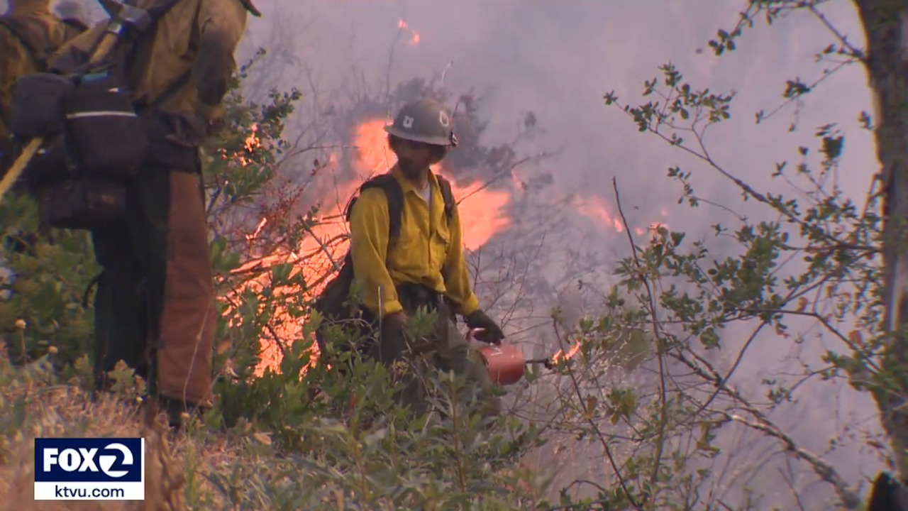 Video: Electra Fire more than triples in size overnight, threatens ...