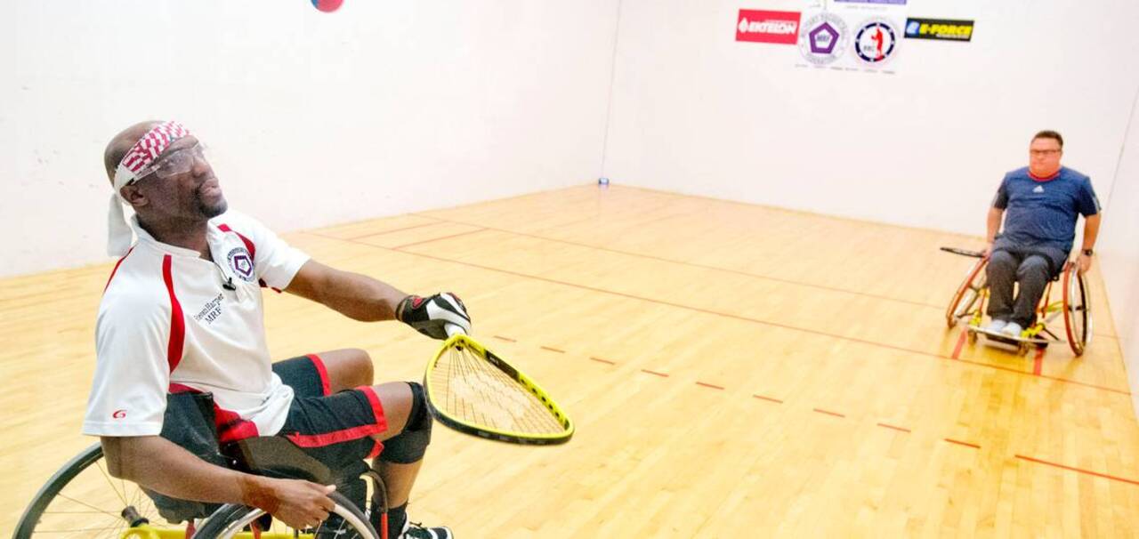 Video: Adaptive sports racquetball clinic | Macon Telegraph