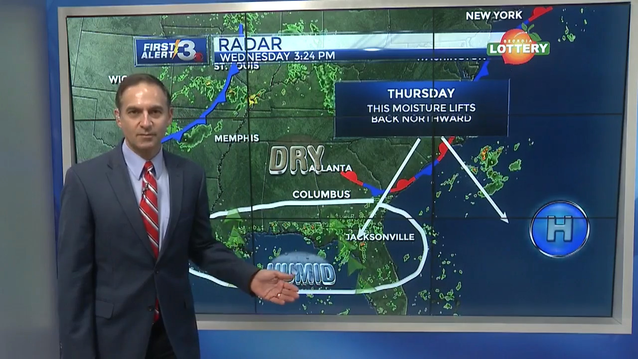 Columbus, Phenix City weather for August 16 from WRBL's Bob Jeswald | The State