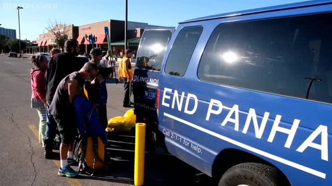 A panhandler tells how the jobs van is helping him get off the street ...