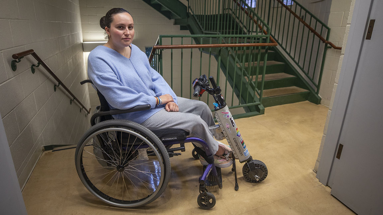 UNC student in wheelchair highlights campus disability issues | Raleigh ...