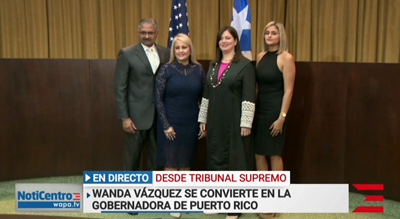 Former Secretary of Justice Wanda Vázquez sworn in as Puerto Rico ...