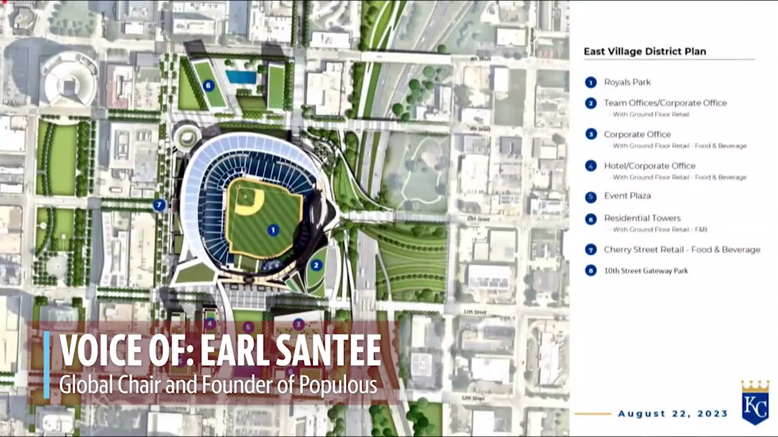 Royals unveil renderings for stadium plans in KC’s East Village ...