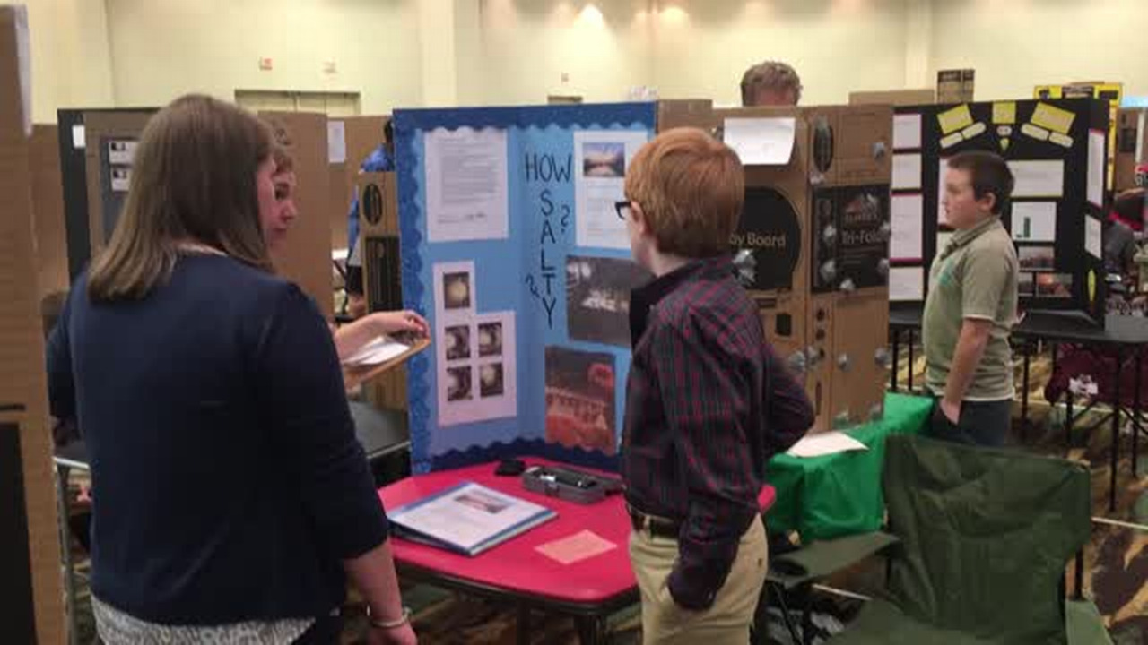 Video: Students give it their all at the Region IV Science Fair ...