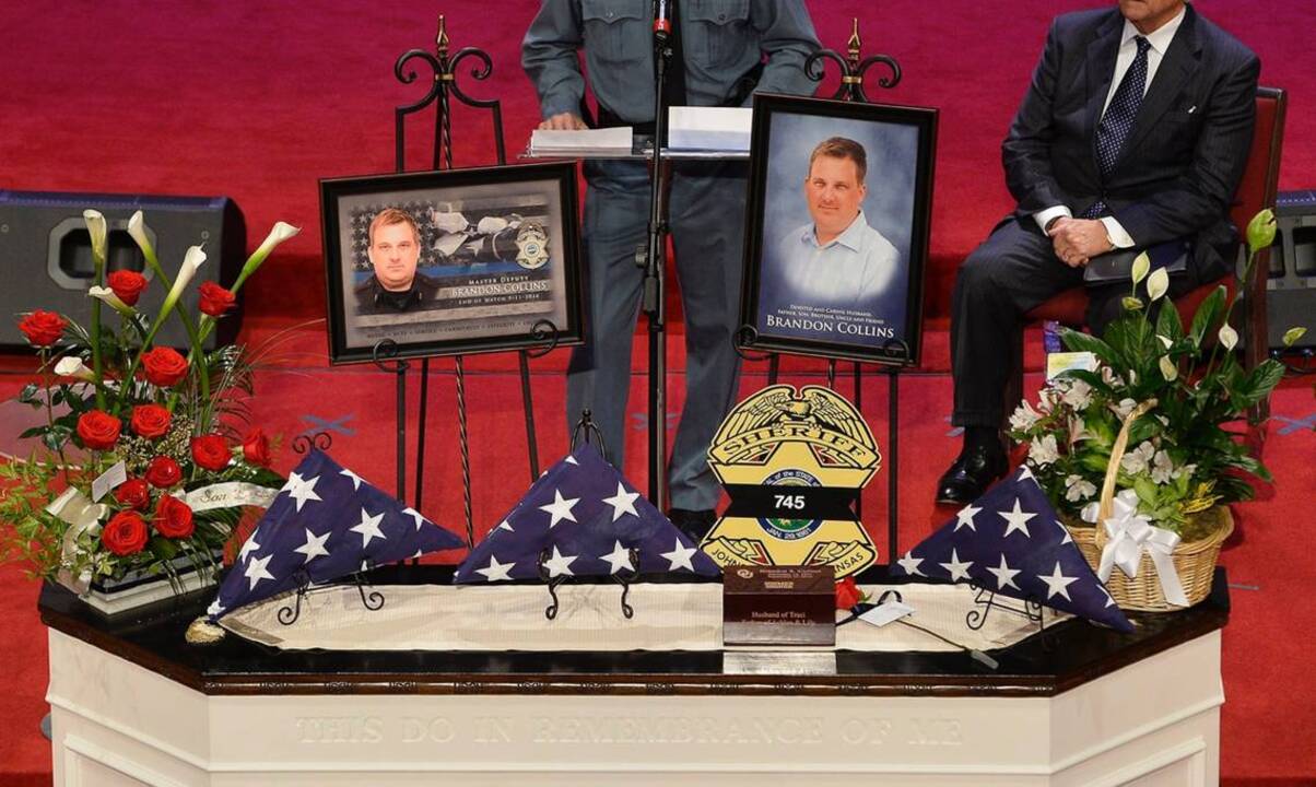 Deputy Brandon Collins funeral held in Olathe (Video) | Kansas City Star