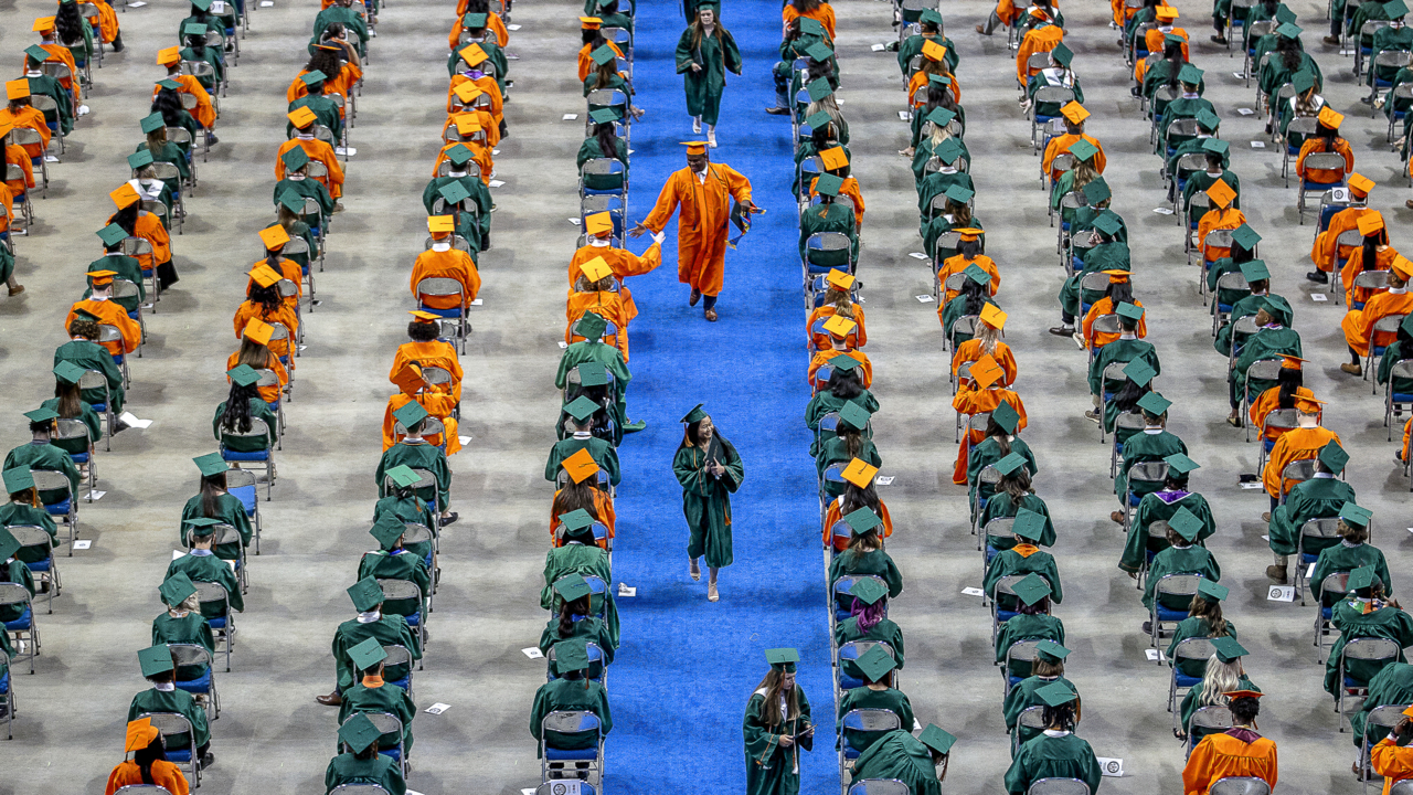 Photo slideshow: Frederick Douglass 2021 graduation at Rupp in ...