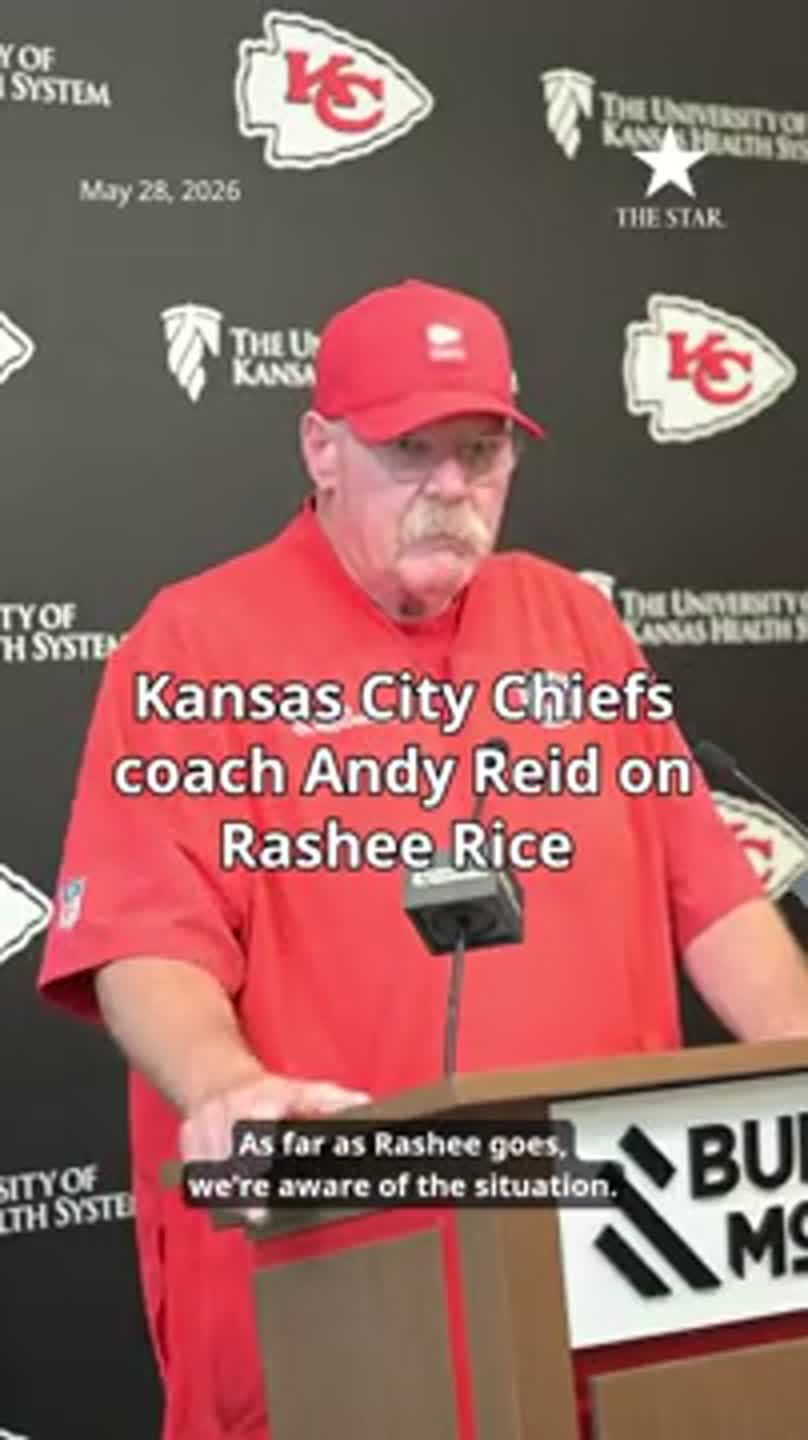 Kansas City Chiefs coach Andy Reid on Rashee Rice jail time (Video ...