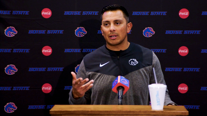 Boise State football coach Andy Avalos on facing No. 10 Washington ...