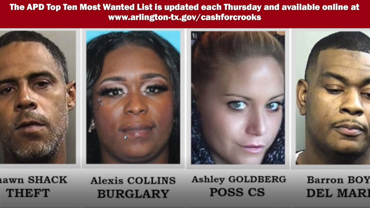 Video: Arlington Police's 10 Most Wanted Criminals, June 20 | Merced ...