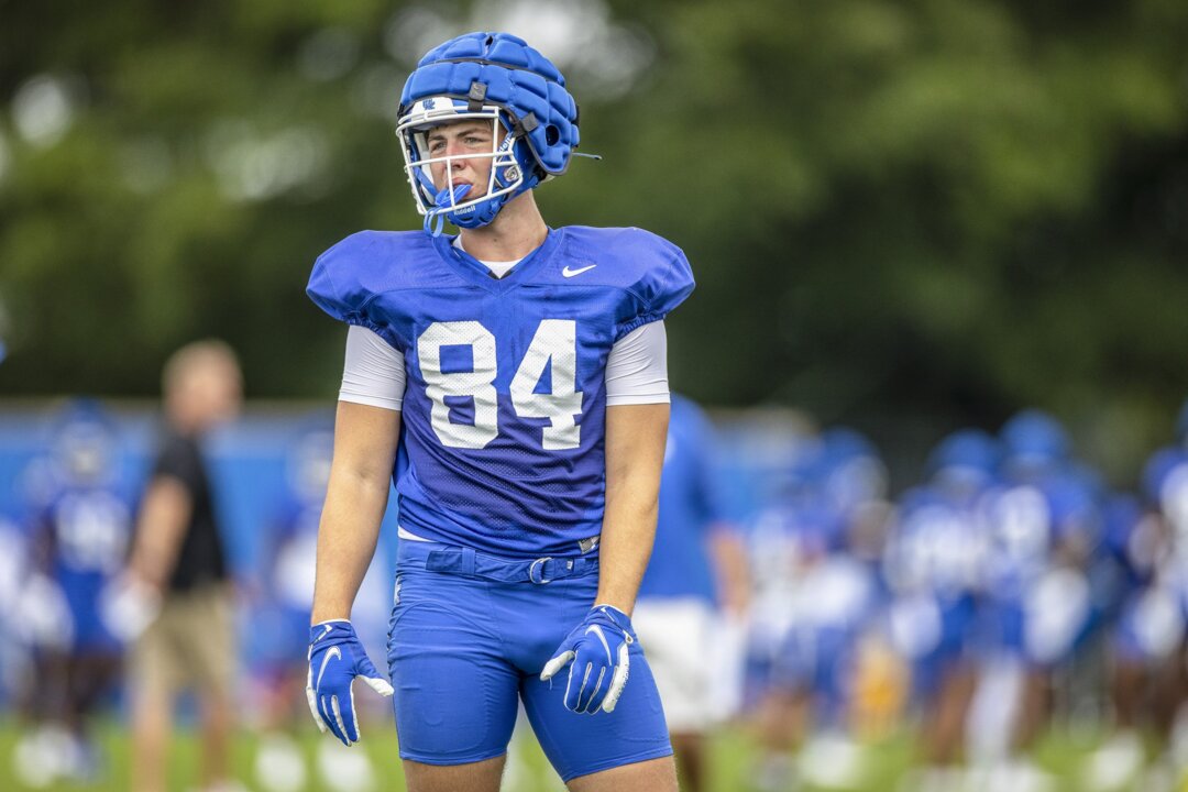 Kentucky football freshman tight end Josh Kattus impressing | Lexington ...
