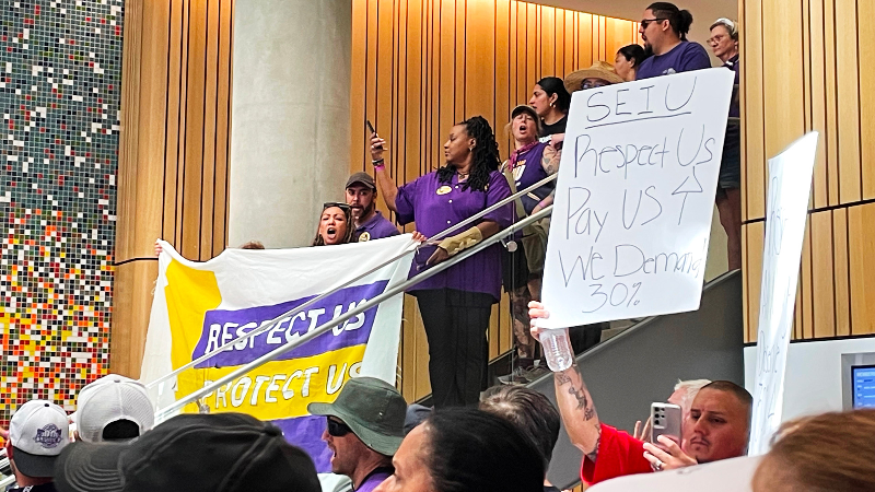 CA union protest over state worker contract negotiations | Sacramento Bee