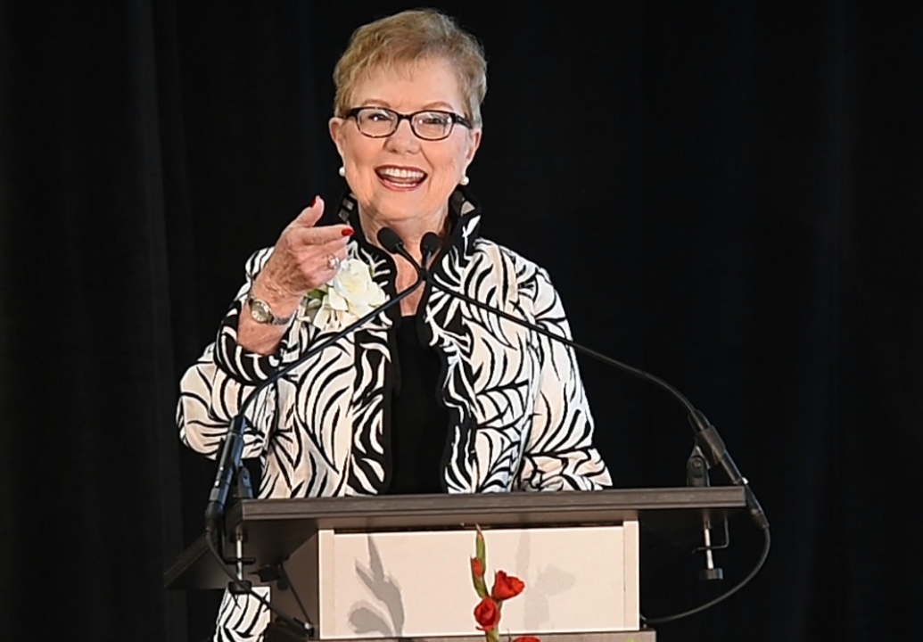 Former KC mayor Kay Barnes honored with ballroom dedication | Kansas ...