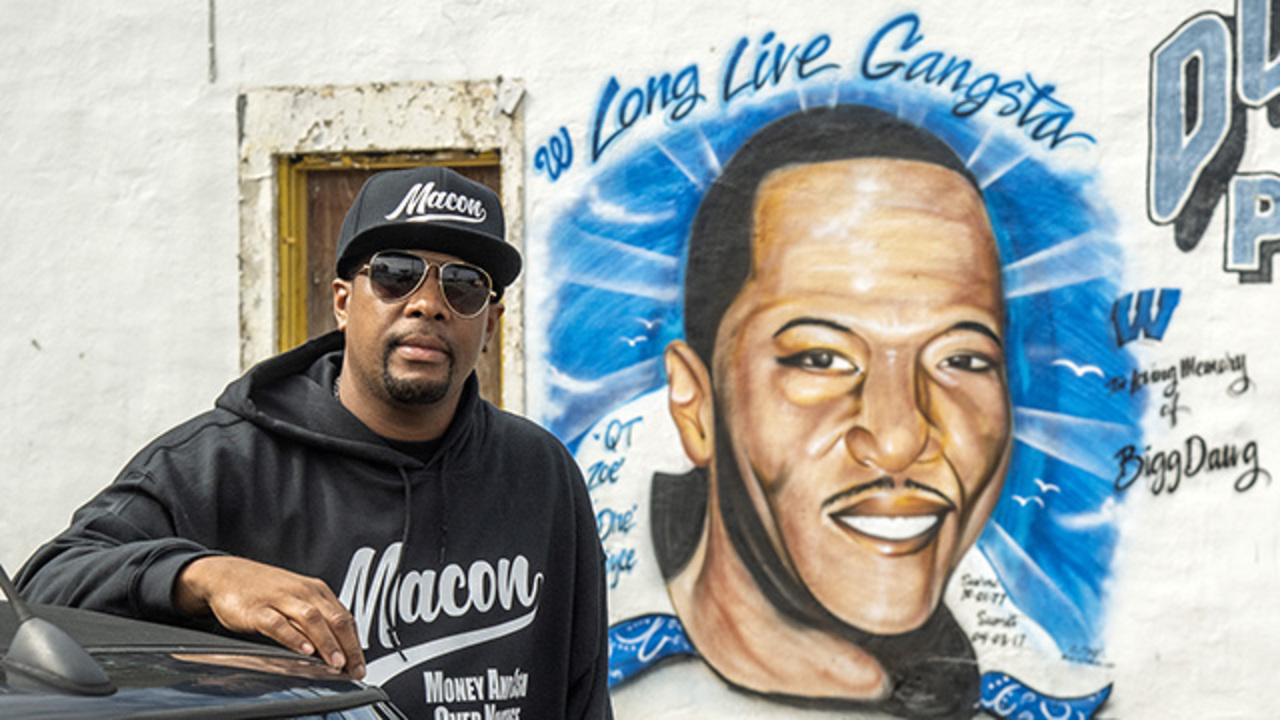 Macon murder victim’s portrait now a work of public art | Macon Telegraph