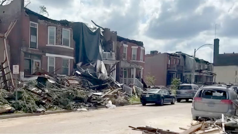 Video Shows extensive damage after St. Louis EF3 tornado | Kansas City Star