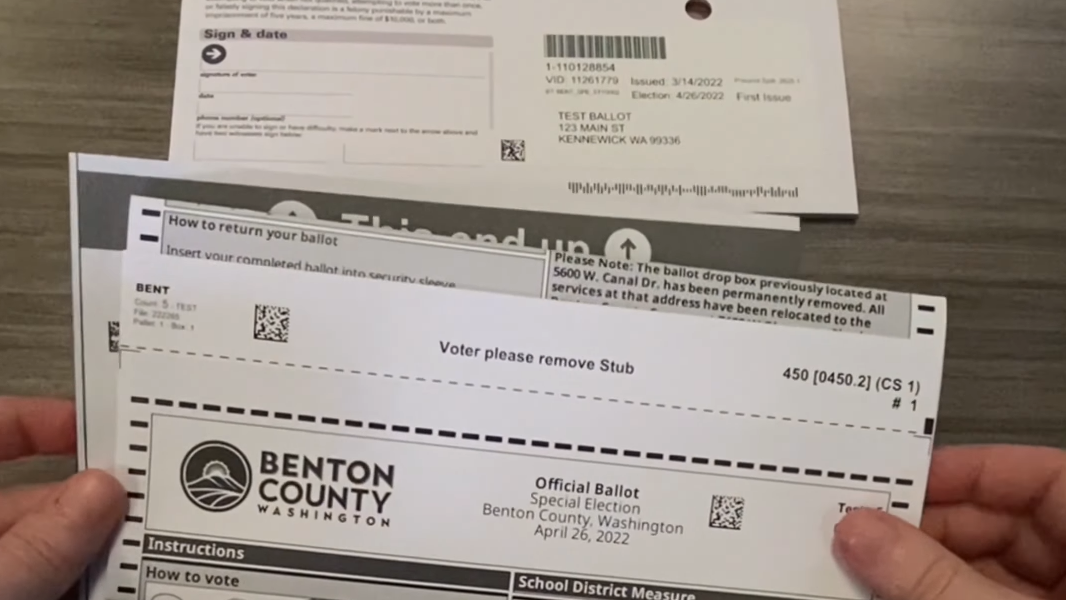Learn how to properly fill out, submit your elections ballot in Benton ...