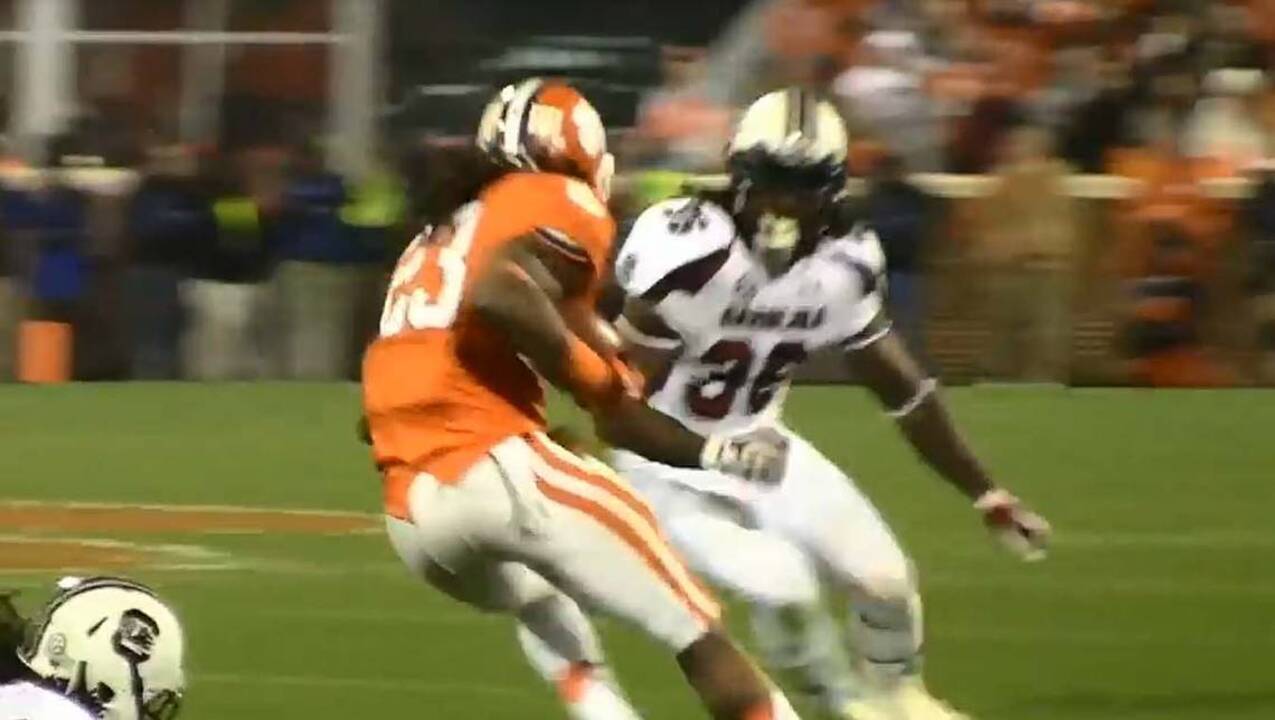 From 2012: D.J. Swearinger hit on Andre Ellington | The State