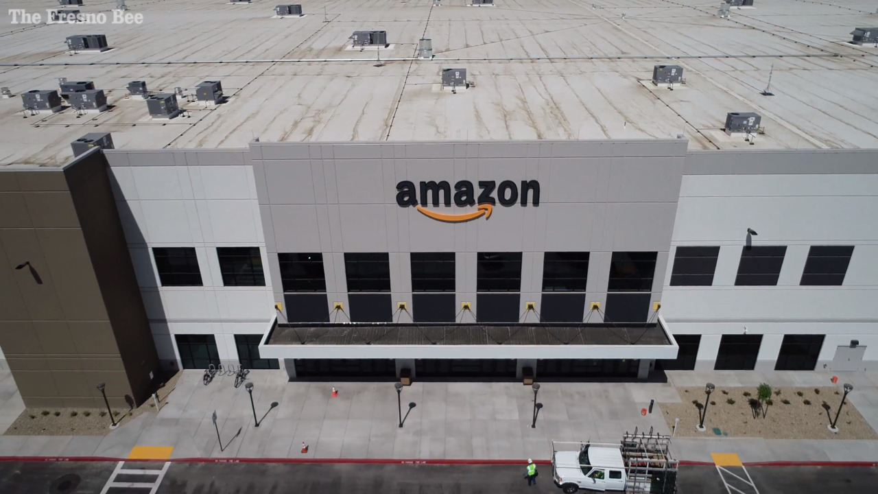 See the massive Fresno Amazon fulfillment center from the sky ...