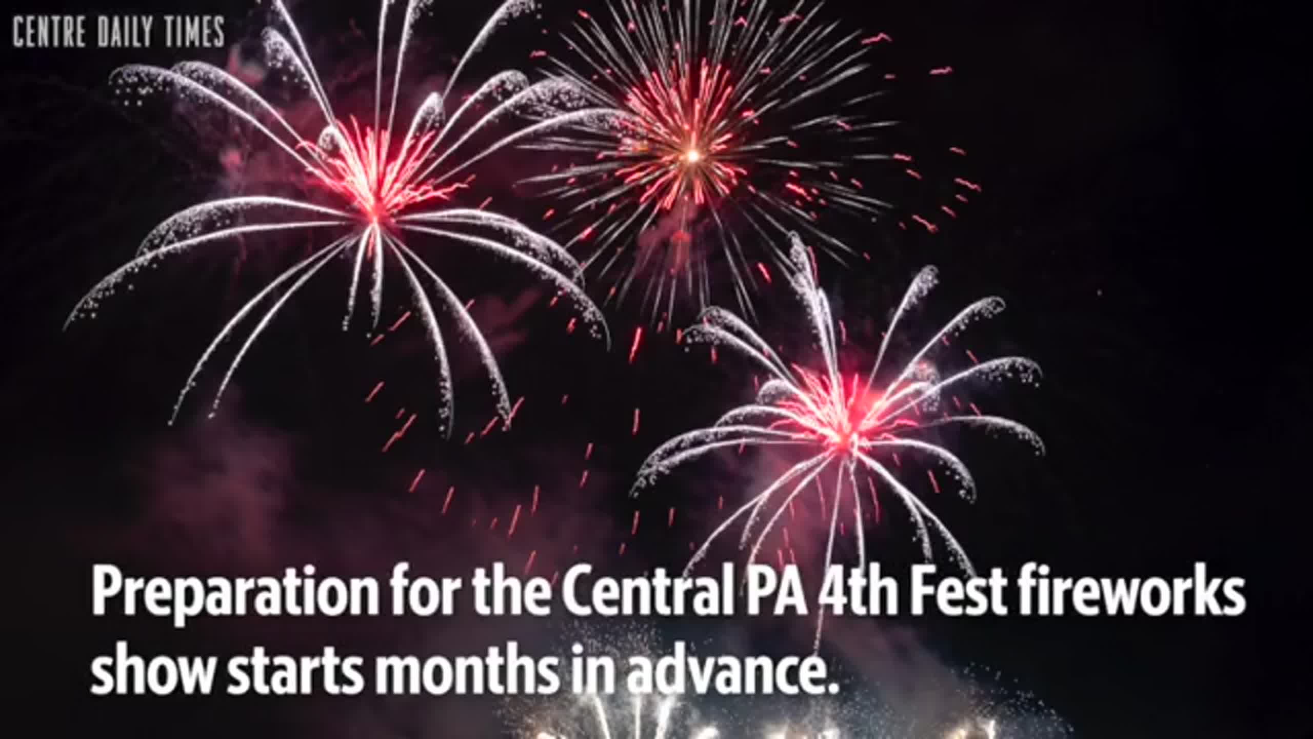 A look at the firework set up for the Central PA 4th Fest | Centre ...