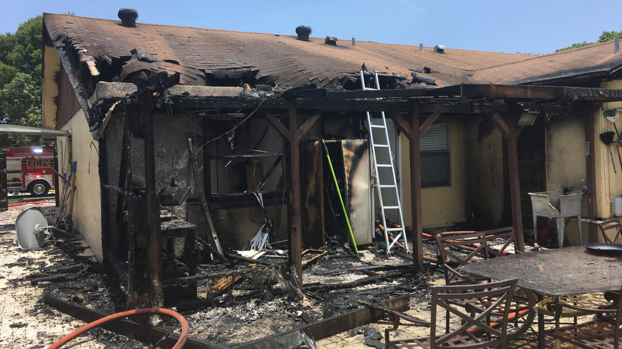 House Fire Starts from Grill Fire | Miami Herald