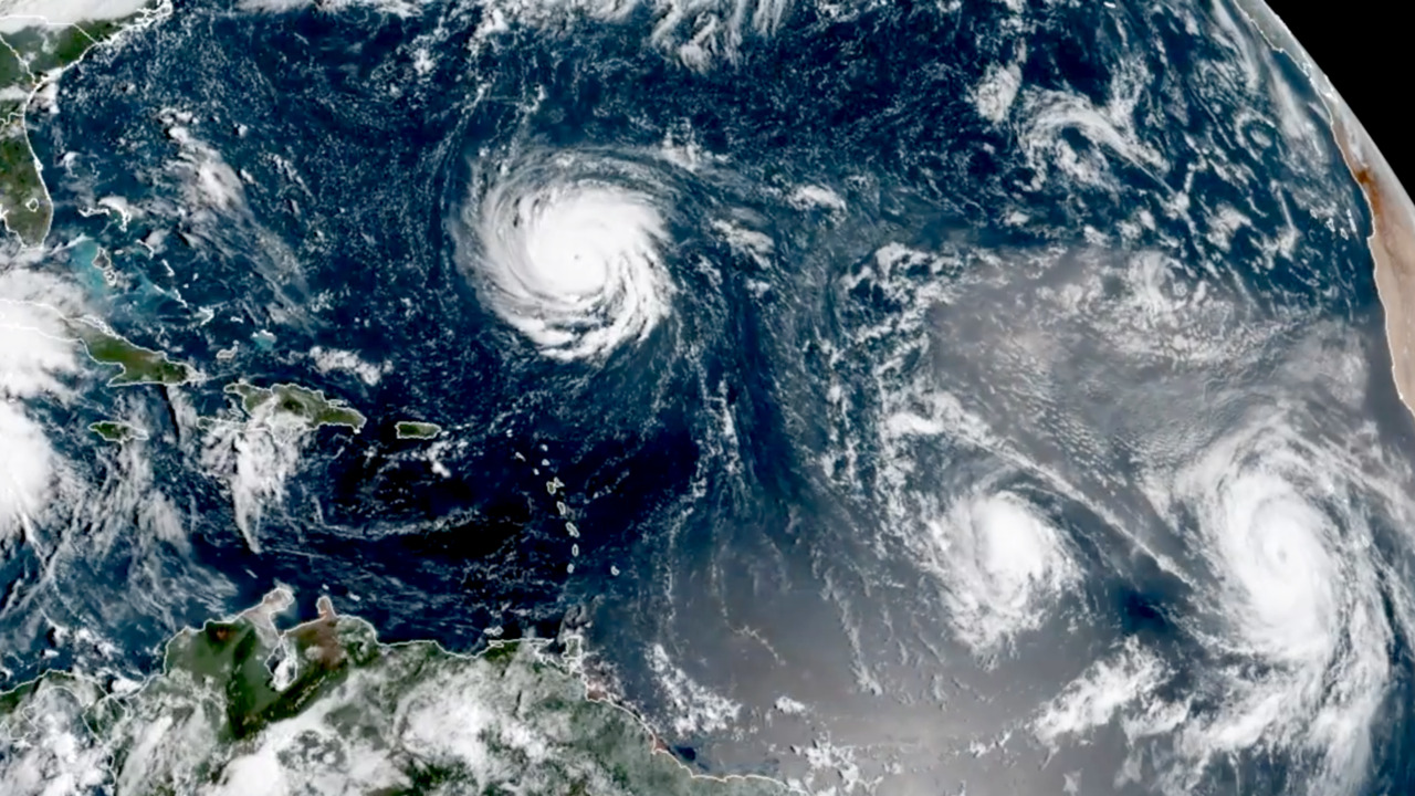 Hurricanes Florence, Helene and Tropical Storm Isaac churn in the ...