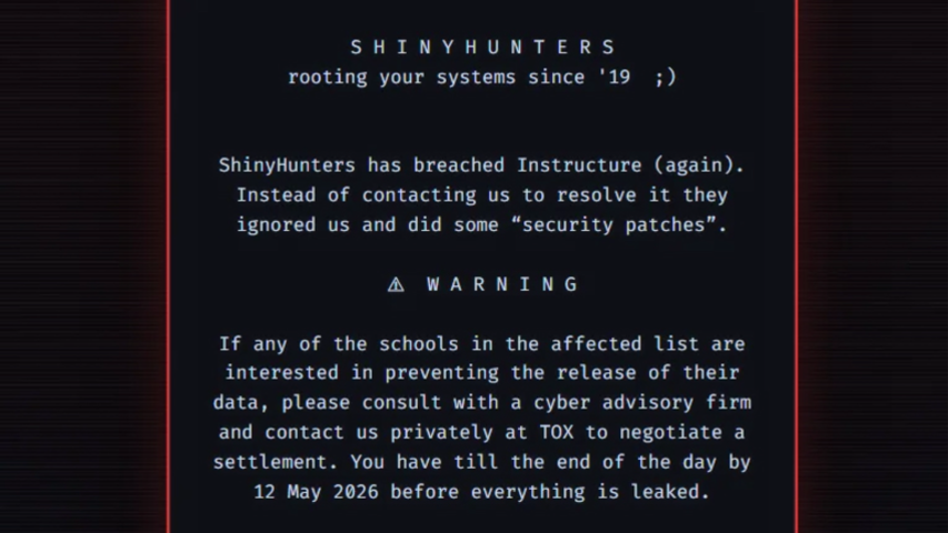 NC students and staff receive online ransom threat from Canvas data ...