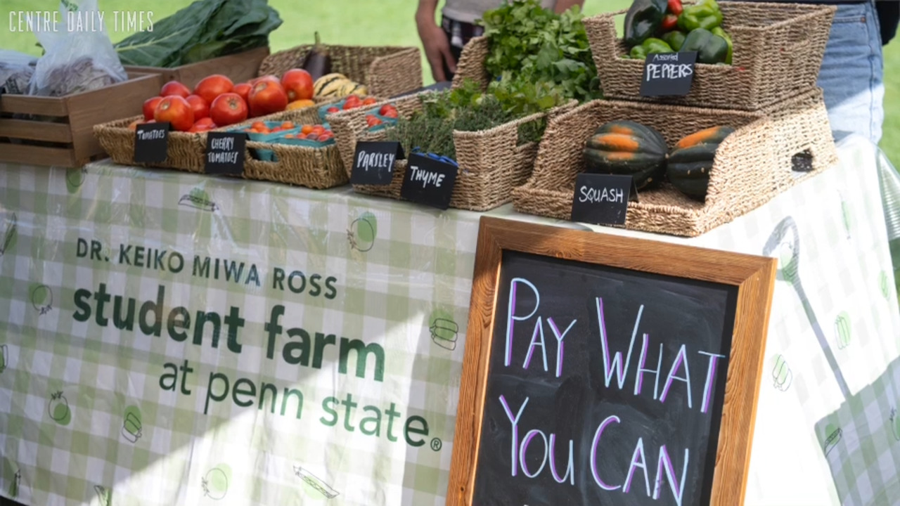 Learn more about the pay-what-you-can farmers market at Penn State ...