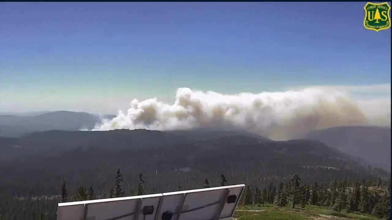 Fork Fire in Northern California at 2,000 acres, uncontained ...