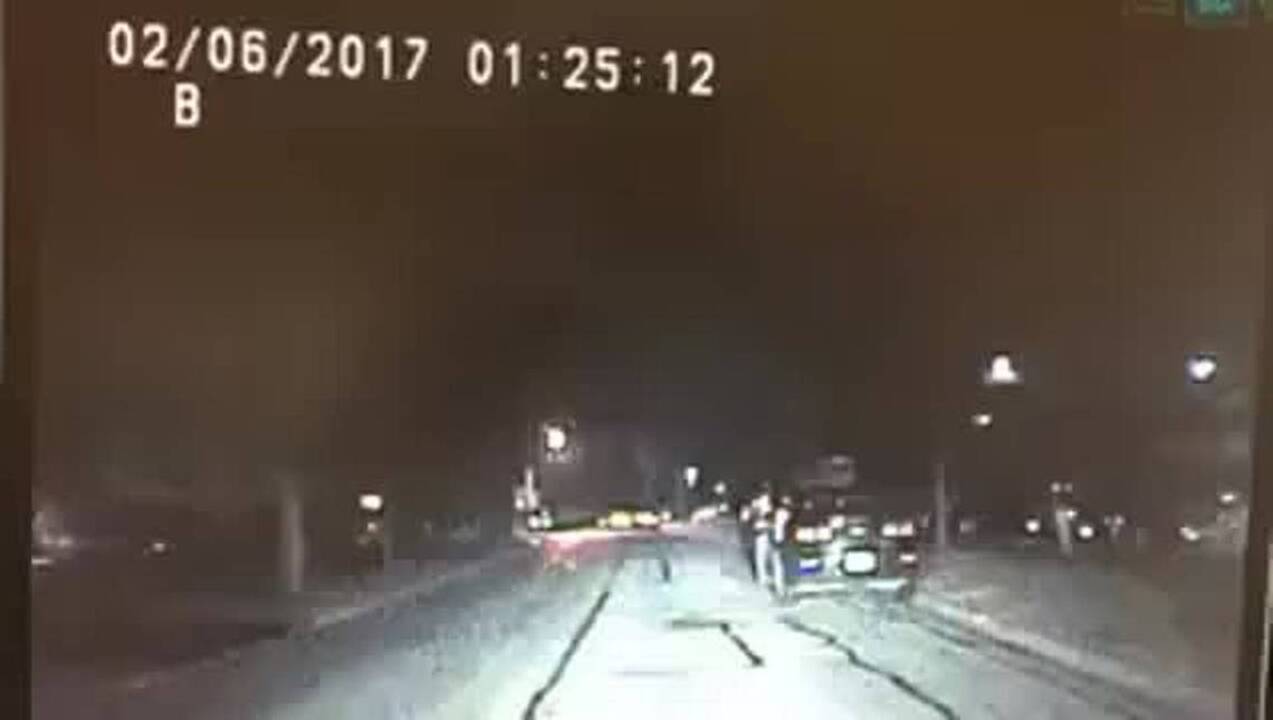 Police dash cam captures meteor lighting up the sky in Chicago | Fresno Bee