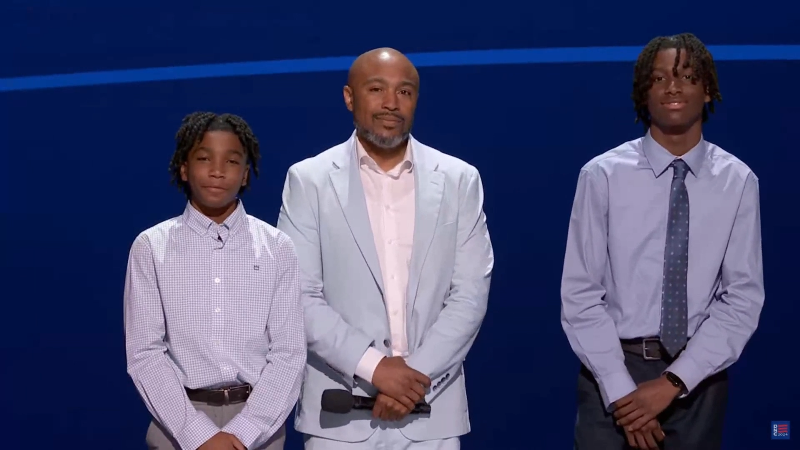 NC Educator Eric Fitts speaks at the Democratic National Convention ...