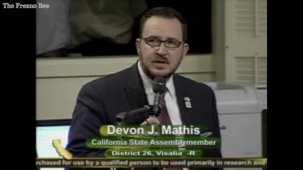 Devon Mathis gets emotional on the Assembly floor during cap and trade ...