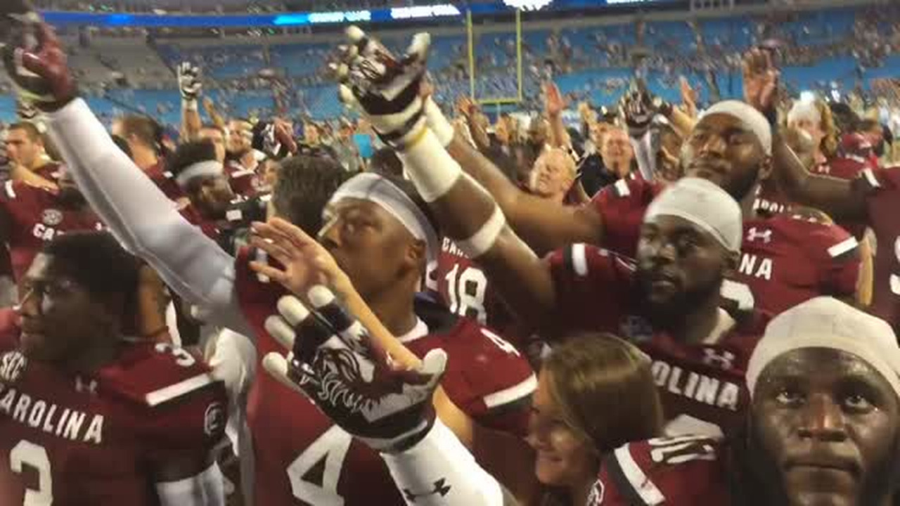 Gamecocks celebrate win over UNC | The State