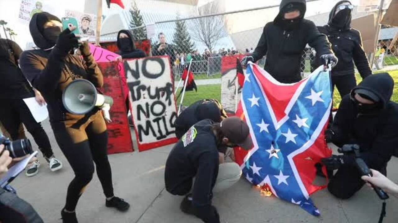 Protests at Cal Poly in SLO against Milo Yiannopoulos | San Luis Obispo ...