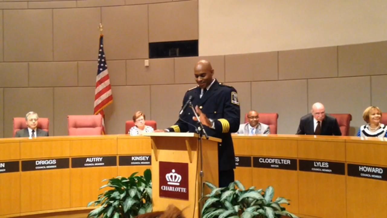 CMPD Chief Kerr Putney takes the oath of office | Charlotte Observer