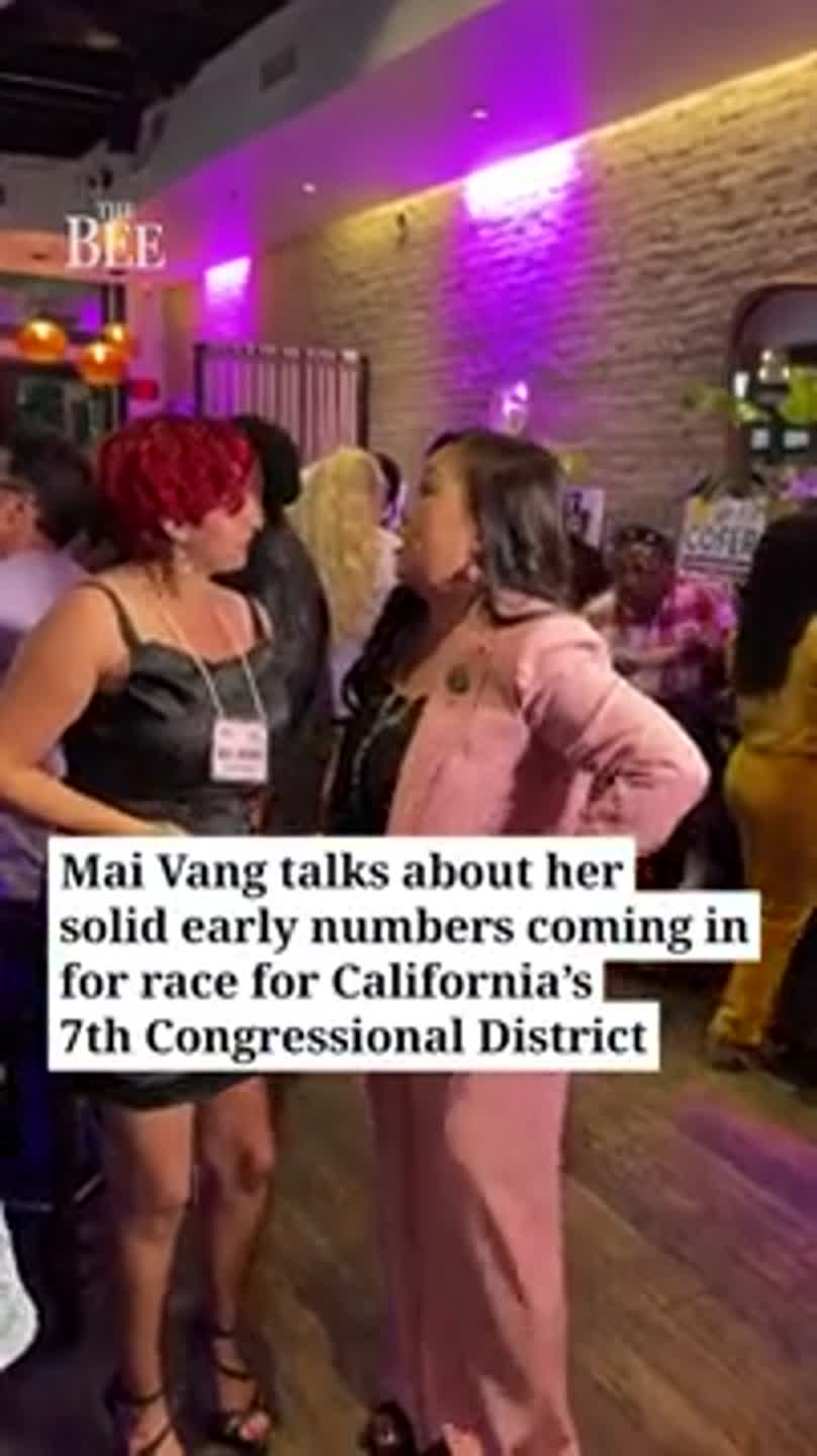 7th Congressional candidate Mai Vang on Election Day (Video ...