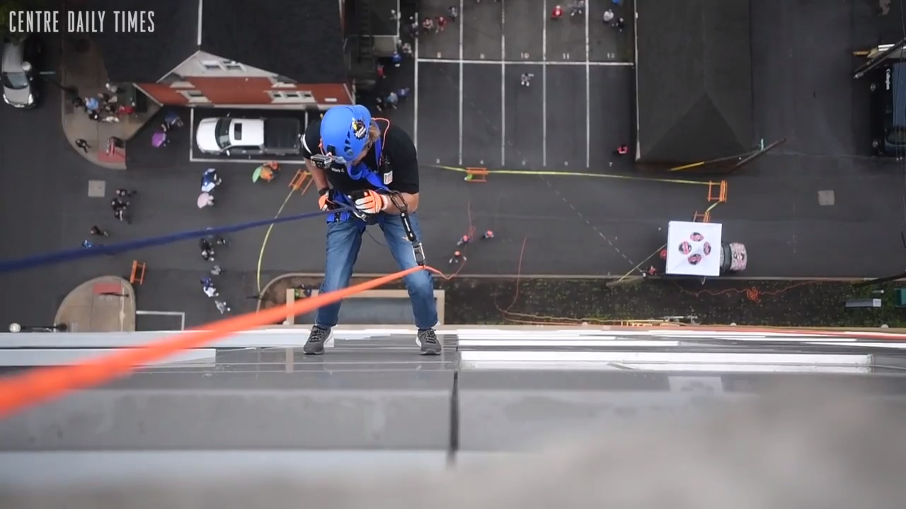 Over the Edge State College raises money for the Interfaith Human ...