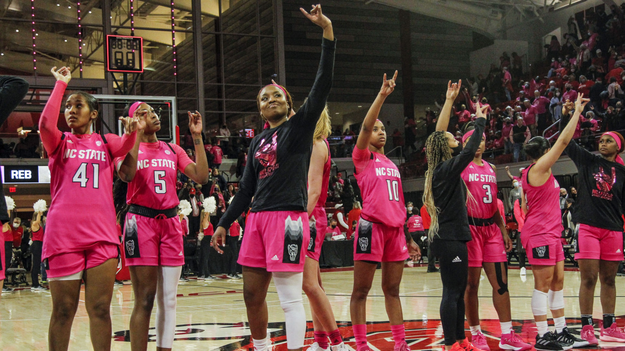 NC State defeated Georgia Tech 59-48. during the Play4Kay Kay Yow ...