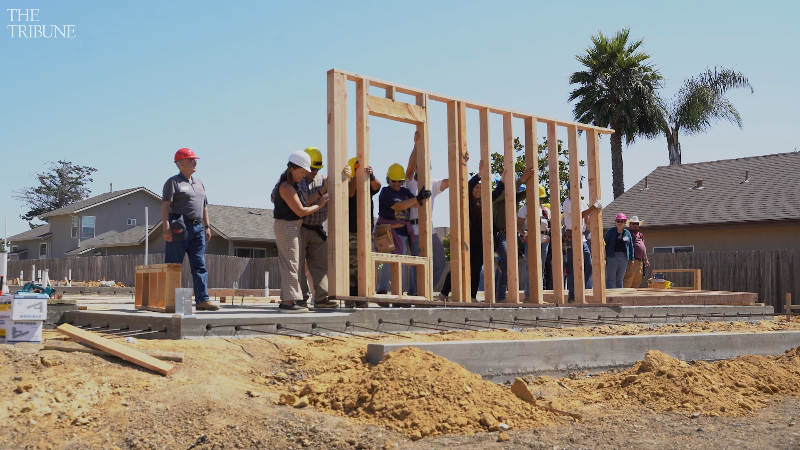 Watch The First Walls Come Up On A New People S Self Help Housing