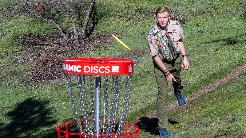 El Dorado Eagle Scout makes disc golf course in Placerville ...