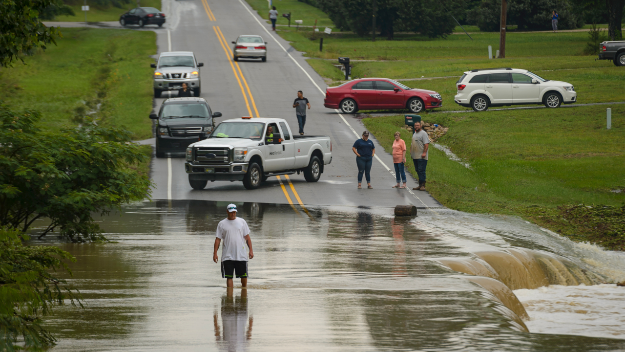 Heavy rain washes out roads in northeastern Wake County | Raleigh News ...