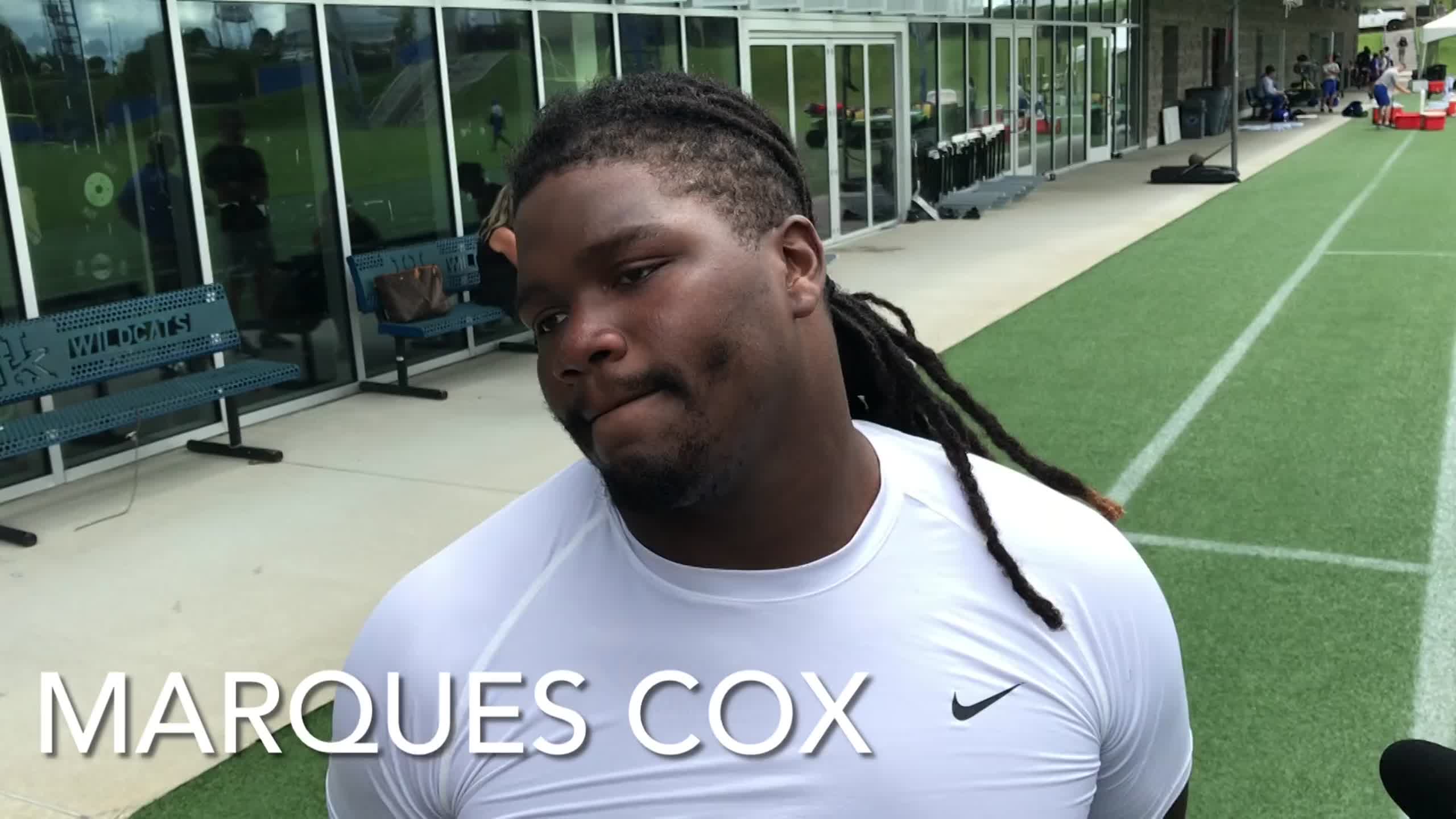 Kentucky football's Marques Cox once played with a torn ACL | Lexington ...