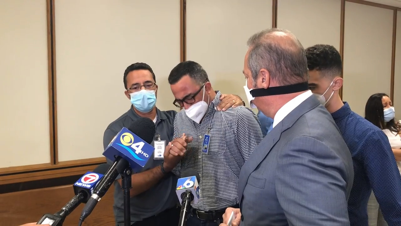 Father and lawyer for family of Alejandro Ripley address the media ...