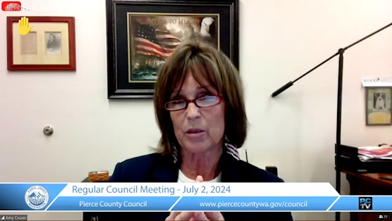 Watch Pierce County Council member Amy Cruver explain why she will not ...